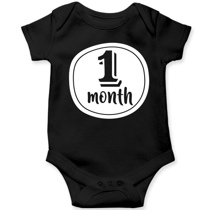 Milestone Birthday Baby Romper | Smarty Nerdy
