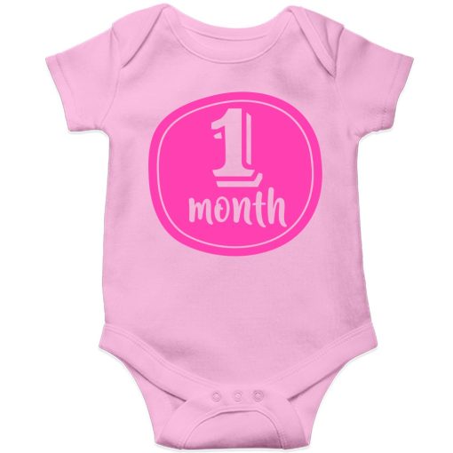 Milestone Birthday Baby Romper | Smarty Nerdy