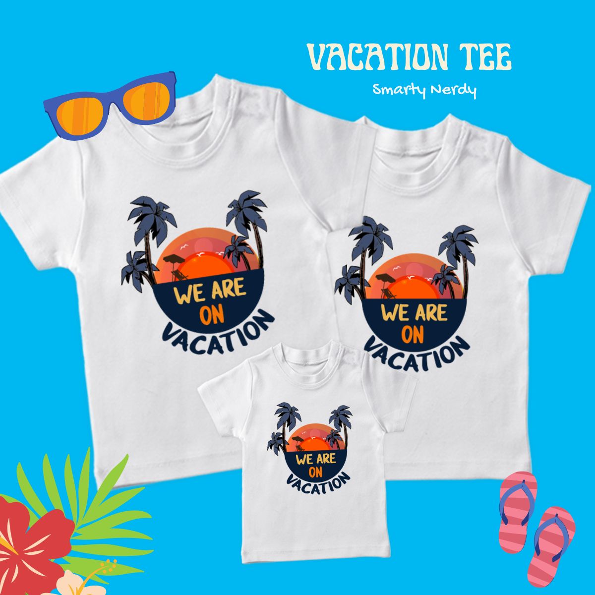 Beach Mode ON New Design Beach vacation t-shirt | Smarty Nerdy